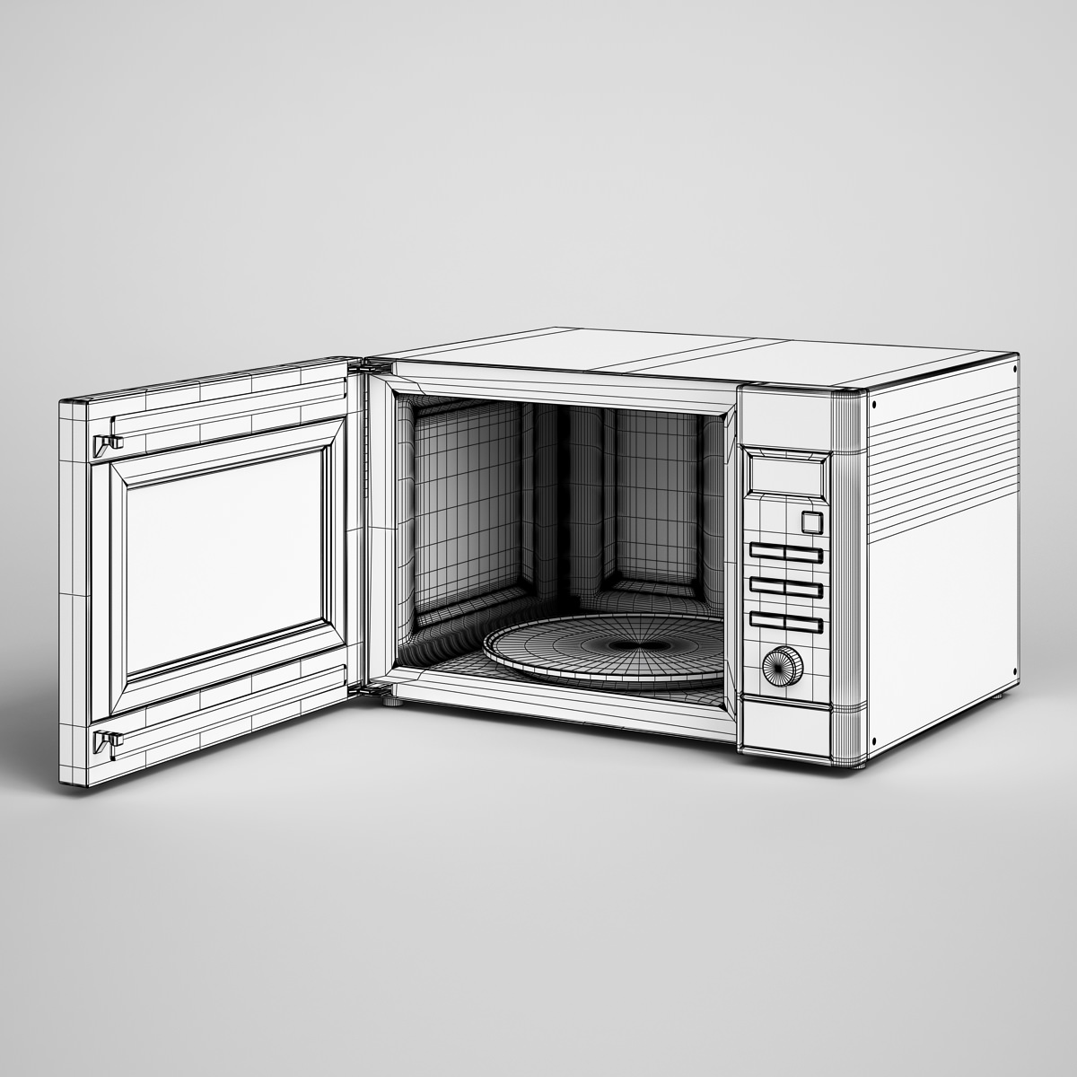 Microwave 11 3D model | CGTrader