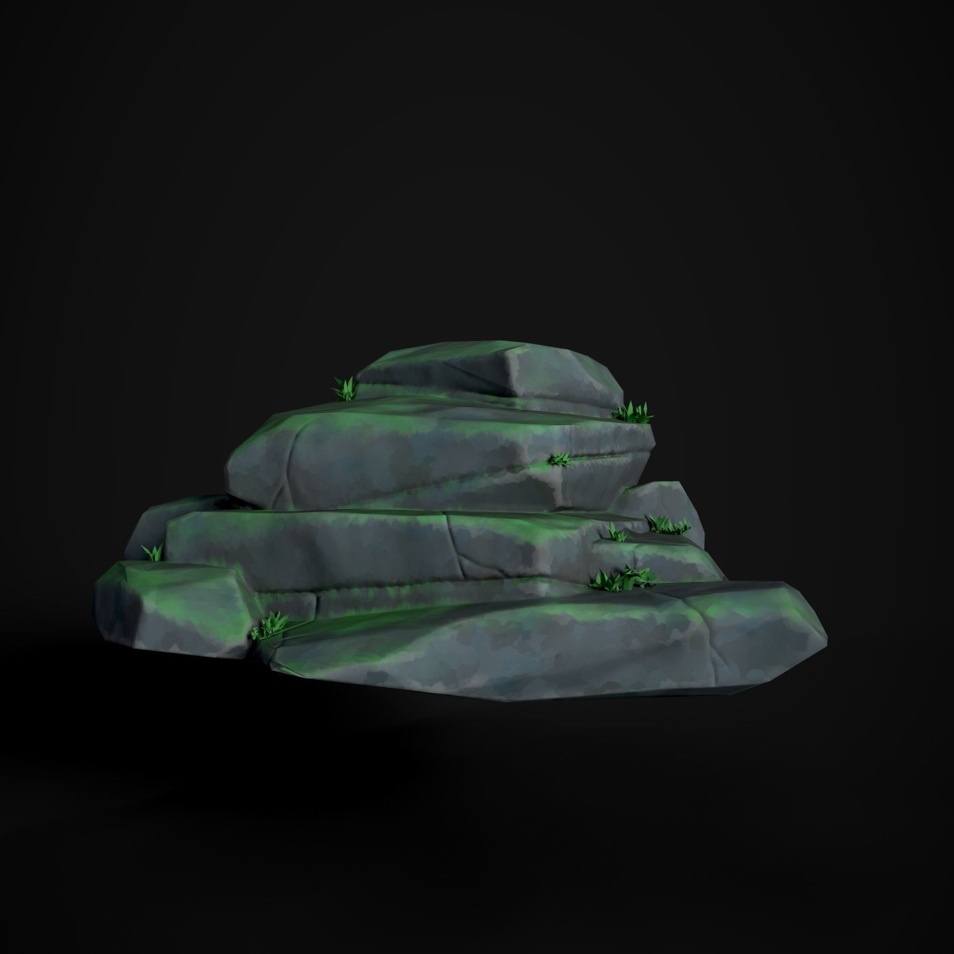 3D model Stylized Rock VR / AR / low-poly | CGTrader