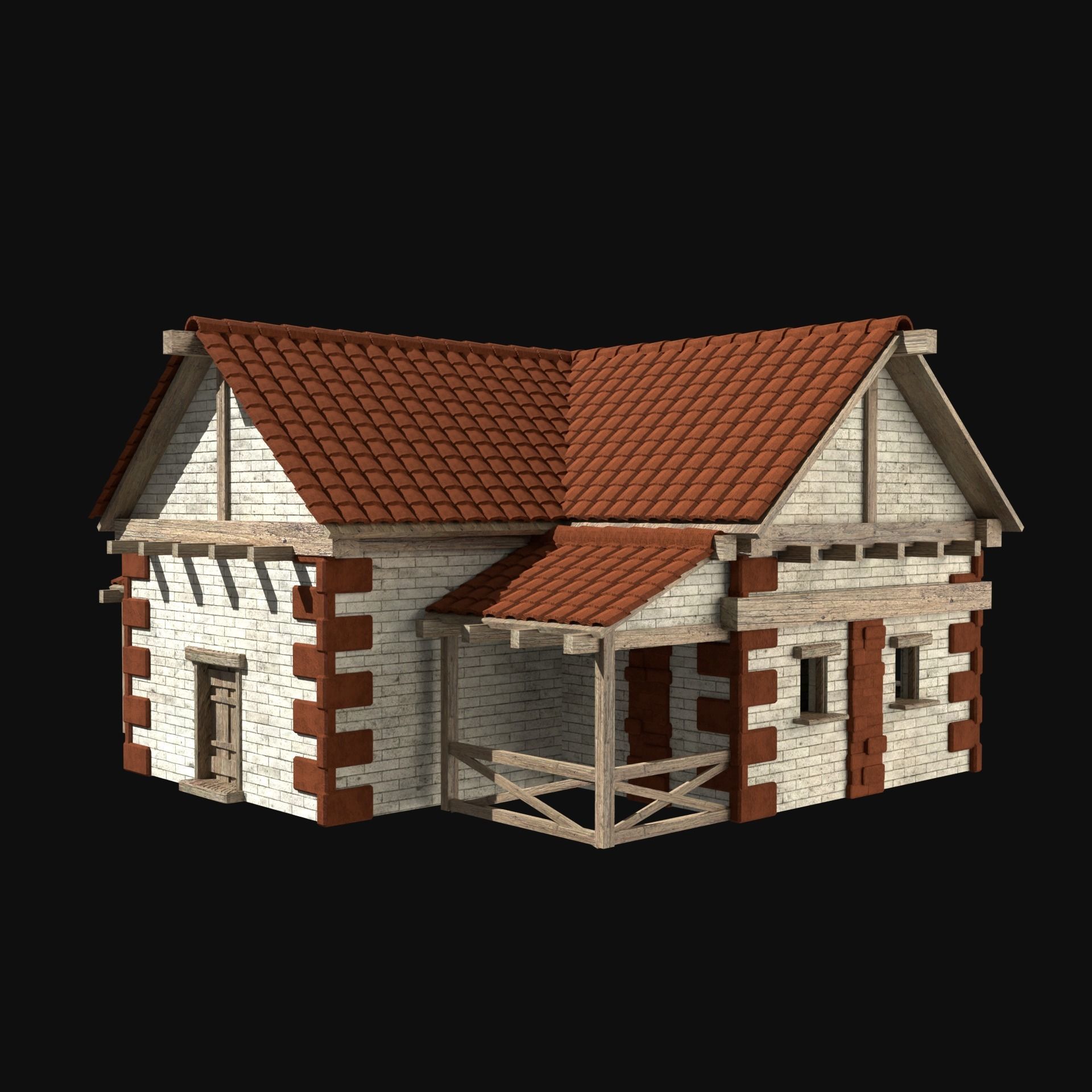 3D model ROMAN ANCIENT GREEK STONE ROME HOUSE HUT BUILDING COLLECTION ...