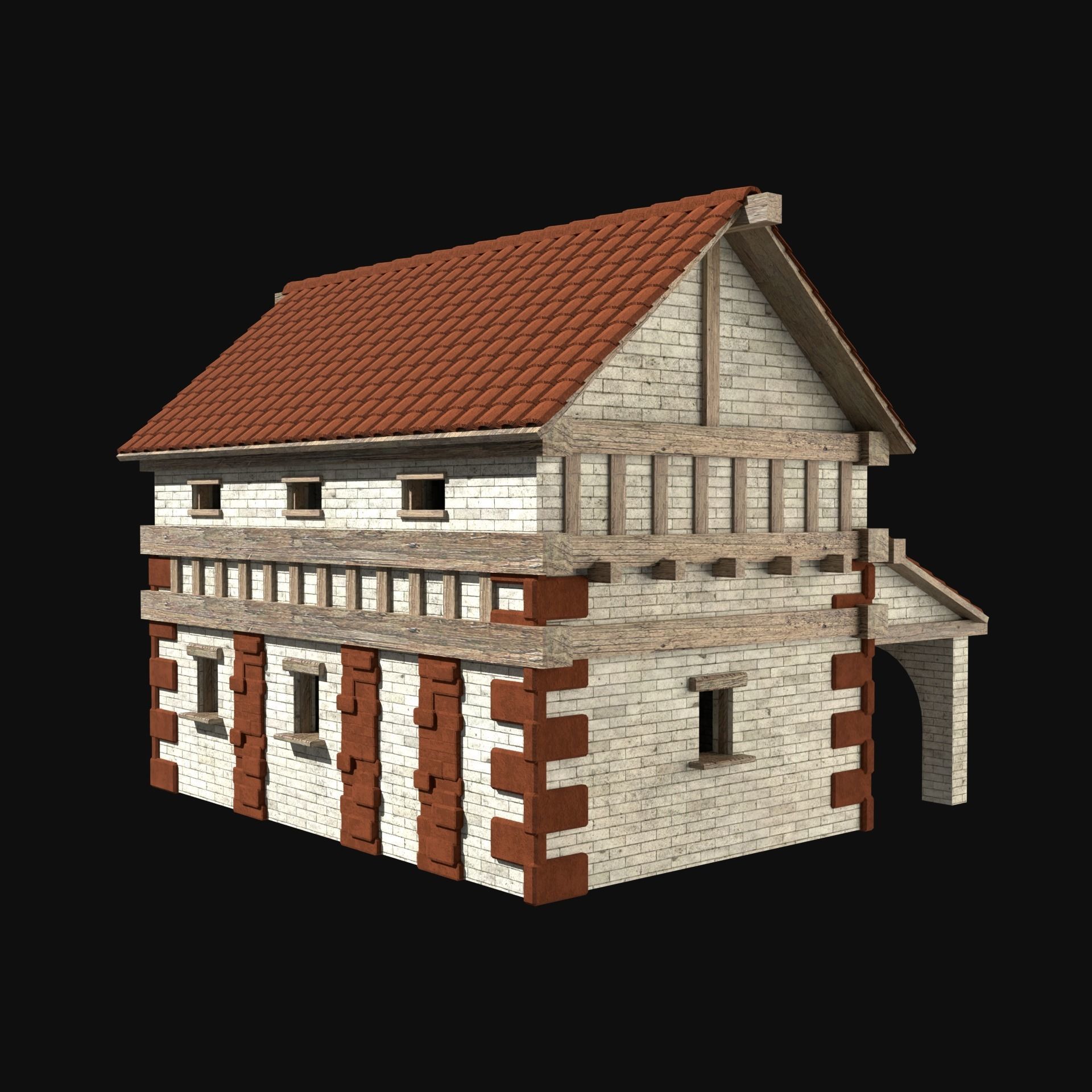 3D model ROMAN ANCIENT GREEK STONE ROME HOUSE HUT BUILDING COLLECTION ...