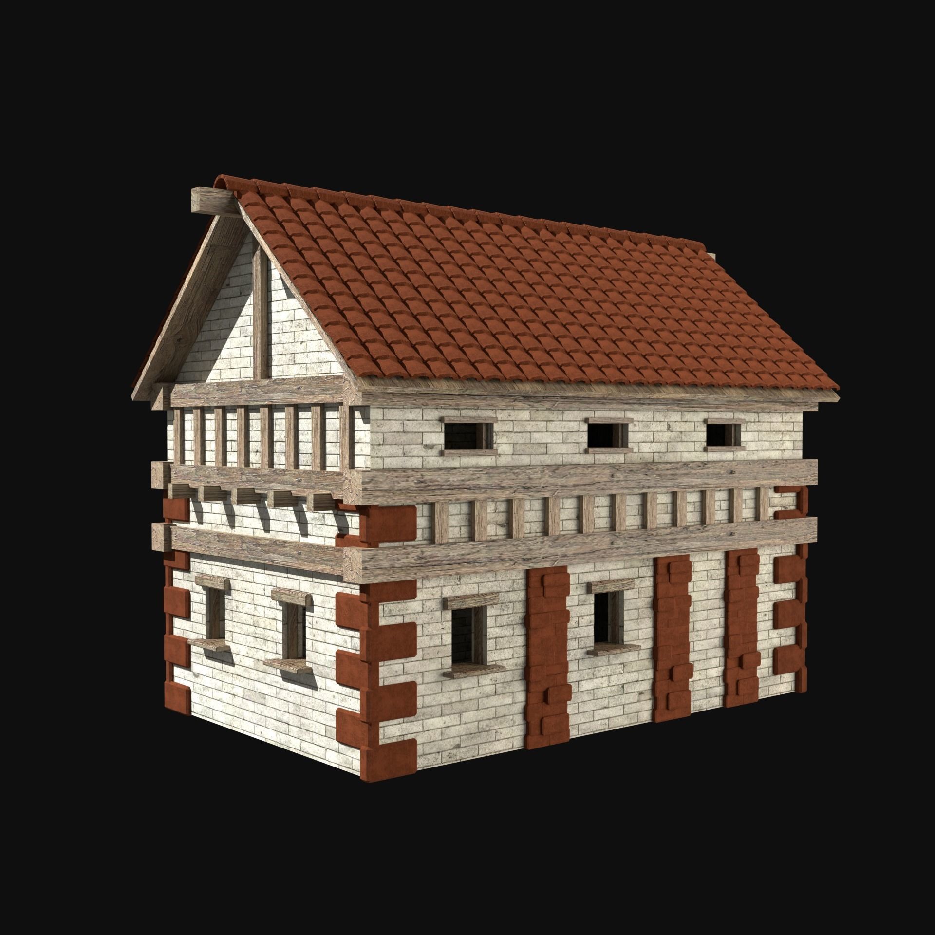 3D model ROMAN ANCIENT GREEK STONE ROME HOUSE HUT BUILDING COLLECTION ...