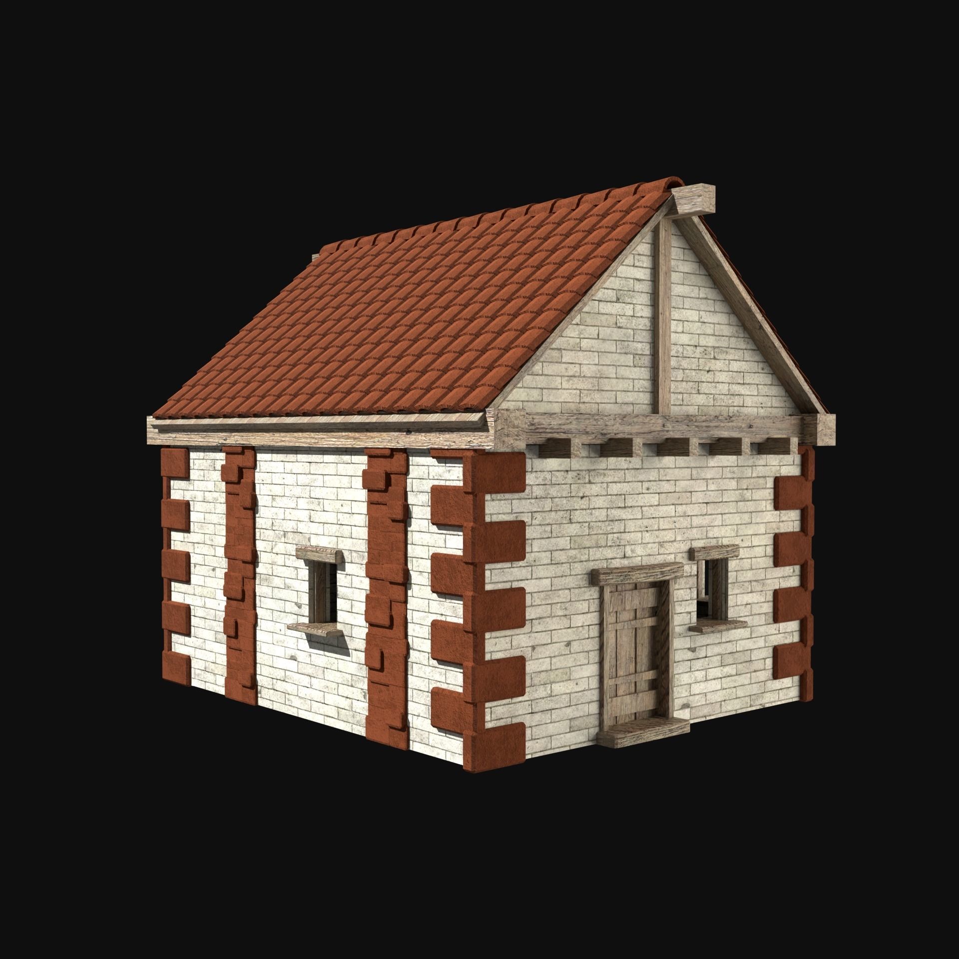 3D model ROMAN ANCIENT GREEK STONE ROME HOUSE HUT BUILDING COLLECTION ...