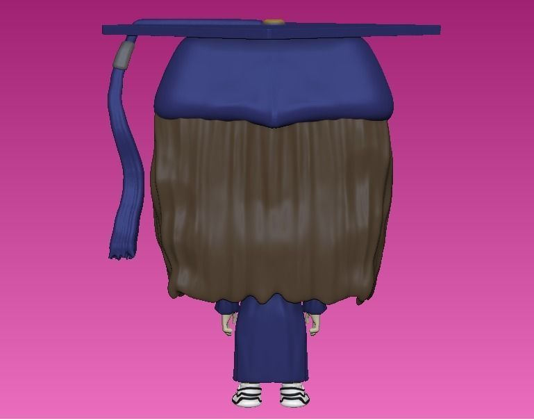 Funko graduacion 3D model 3D printable | CGTrader