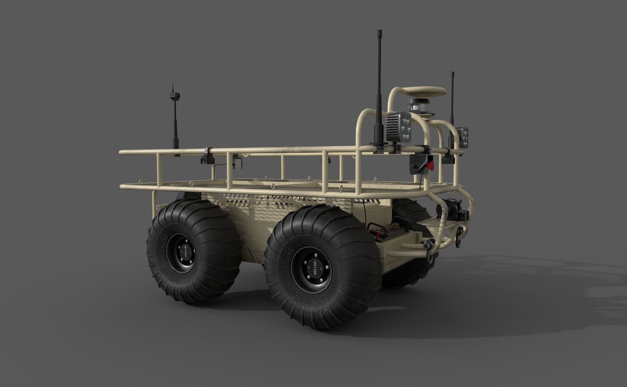 3D model Probot UVG unmanned ground vehicle VR / AR / low-poly | CGTrader