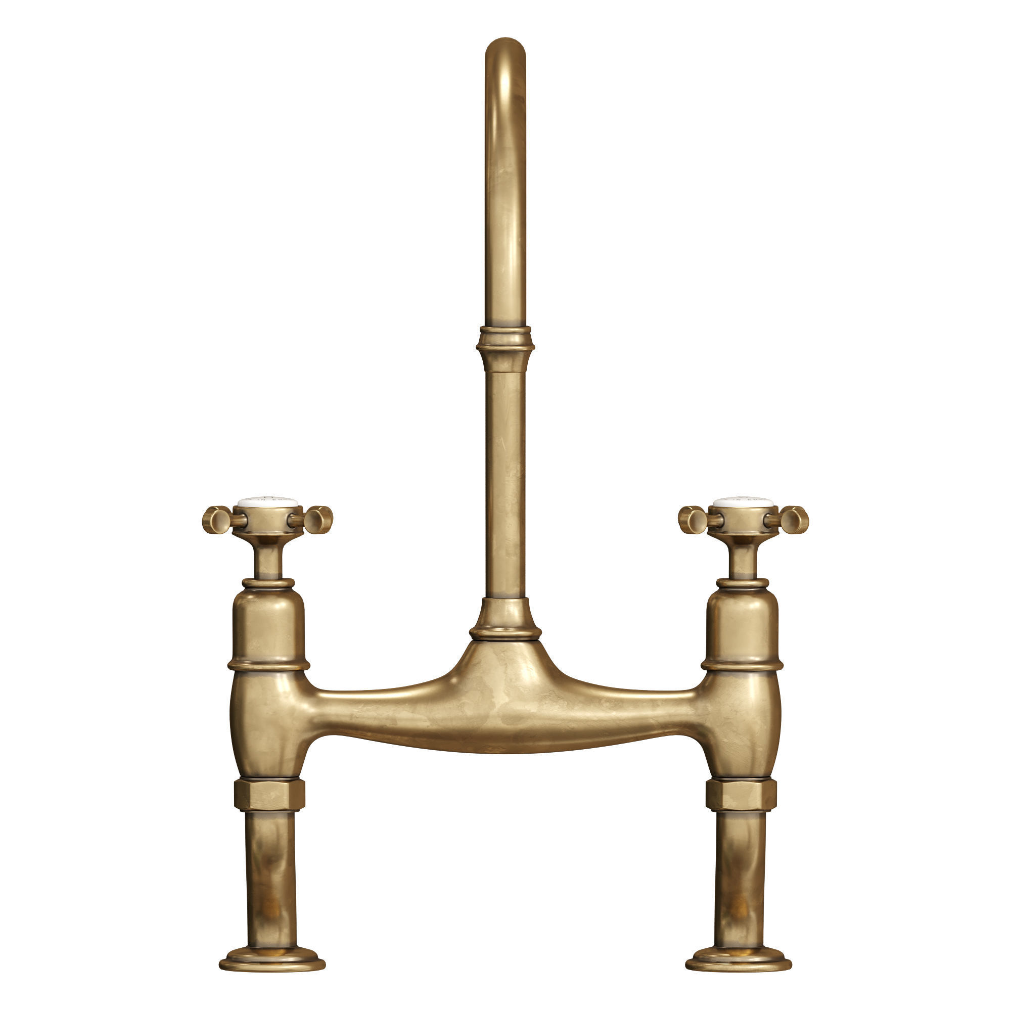 Aged Brass Ionian Tap by deVOL 3D model | CGTrader