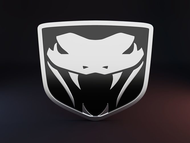 Dodge Viper Fangs 3D model | CGTrader