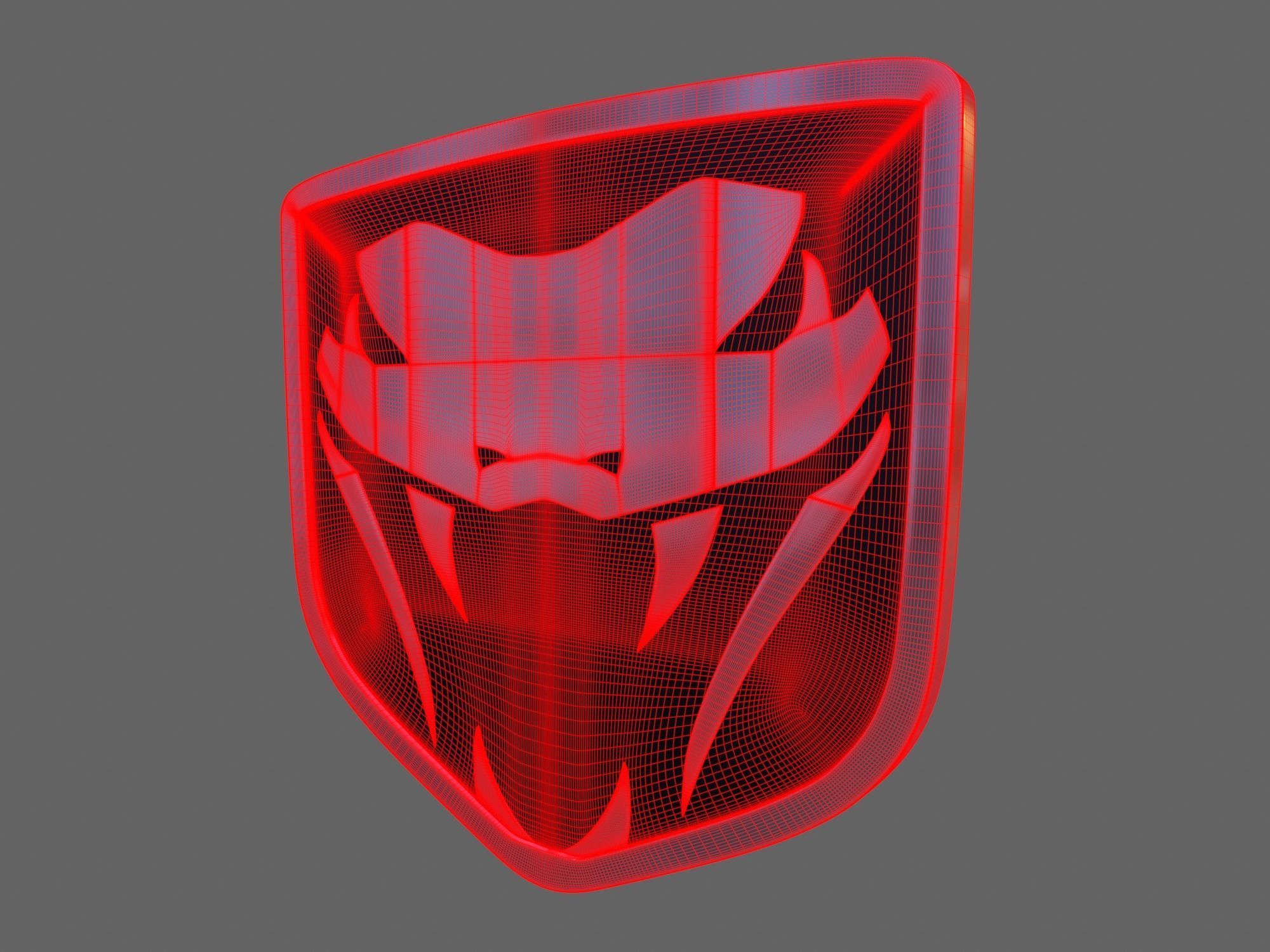 Dodge Viper Fangs 3D model | CGTrader