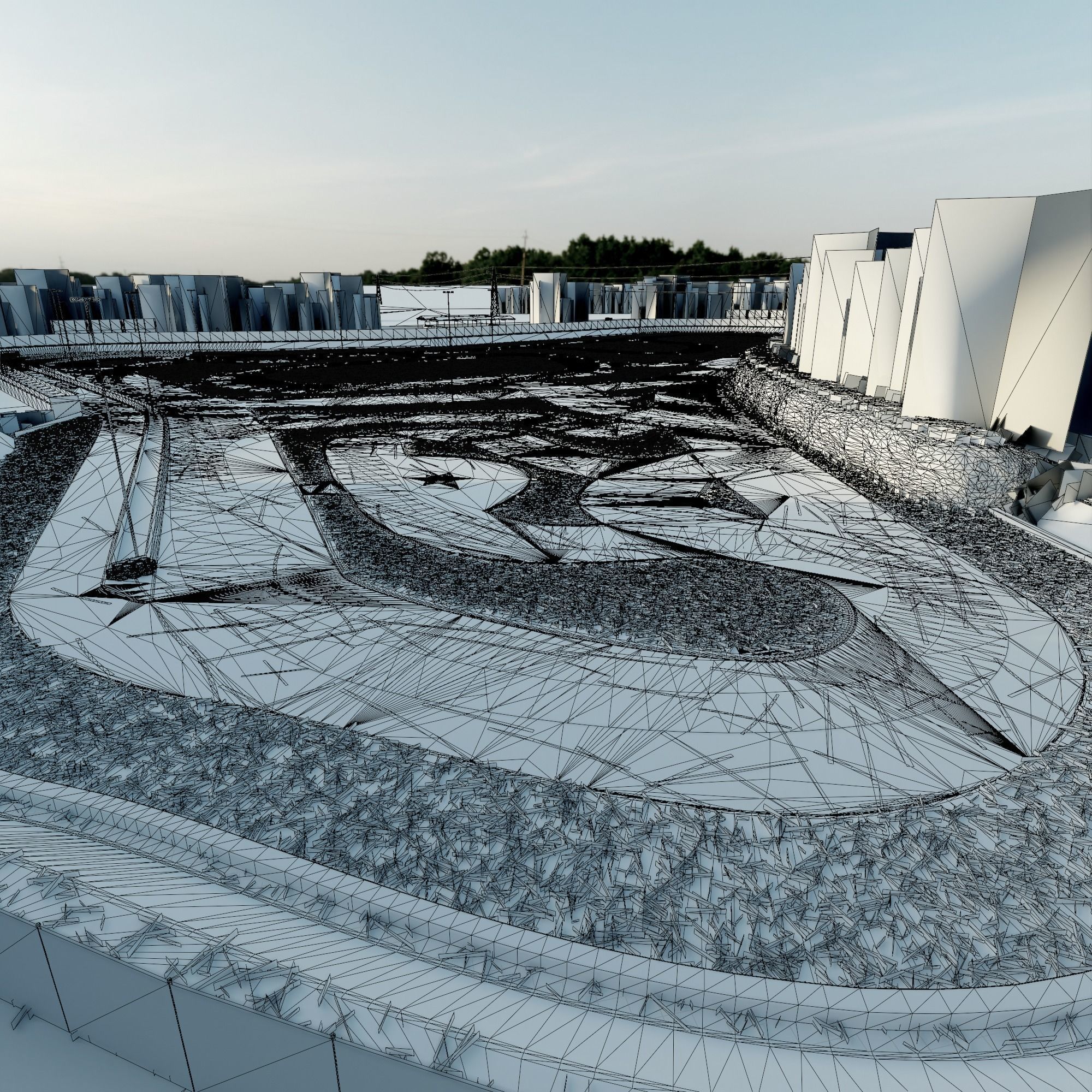 3D model Race Track For Drifting VR / AR / low-poly | CGTrader