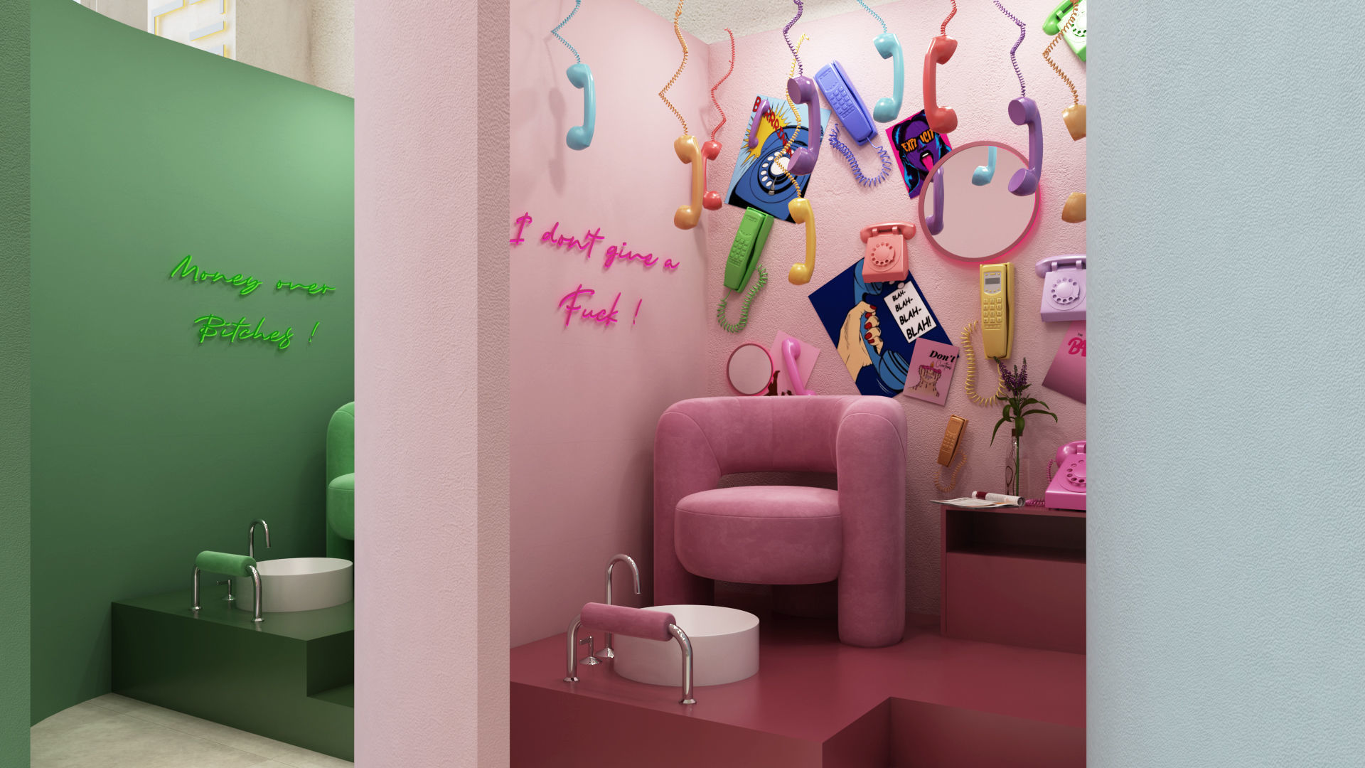 Nail and Spa Salon Interior Project Scene 3D Model 3D model | CGTrader