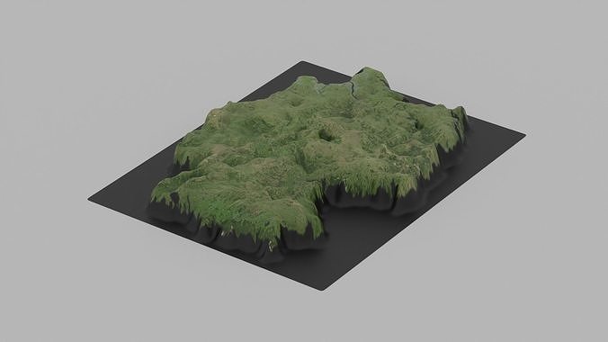 3D model Germany Map Country VR / AR / low-poly | CGTrader