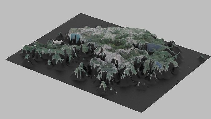 3D model Hong Kong Map Country VR / AR / low-poly | CGTrader
