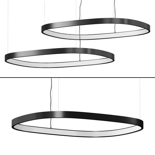 LED ring pendant lamp 3D model | CGTrader