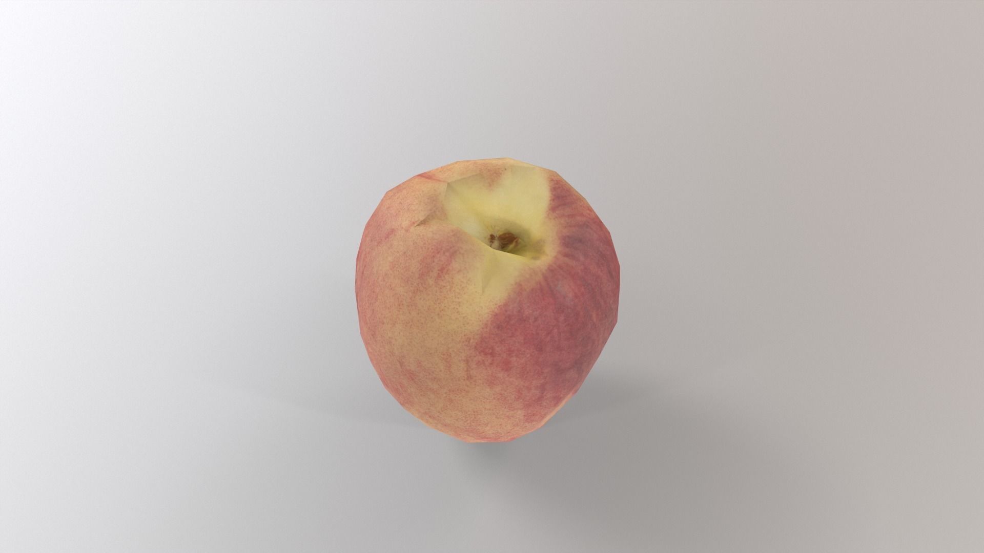 3D model Peach VR / AR / low-poly | CGTrader