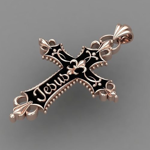 The Most Antique And Beautiful Christian Cross 3D model 3D printable ...