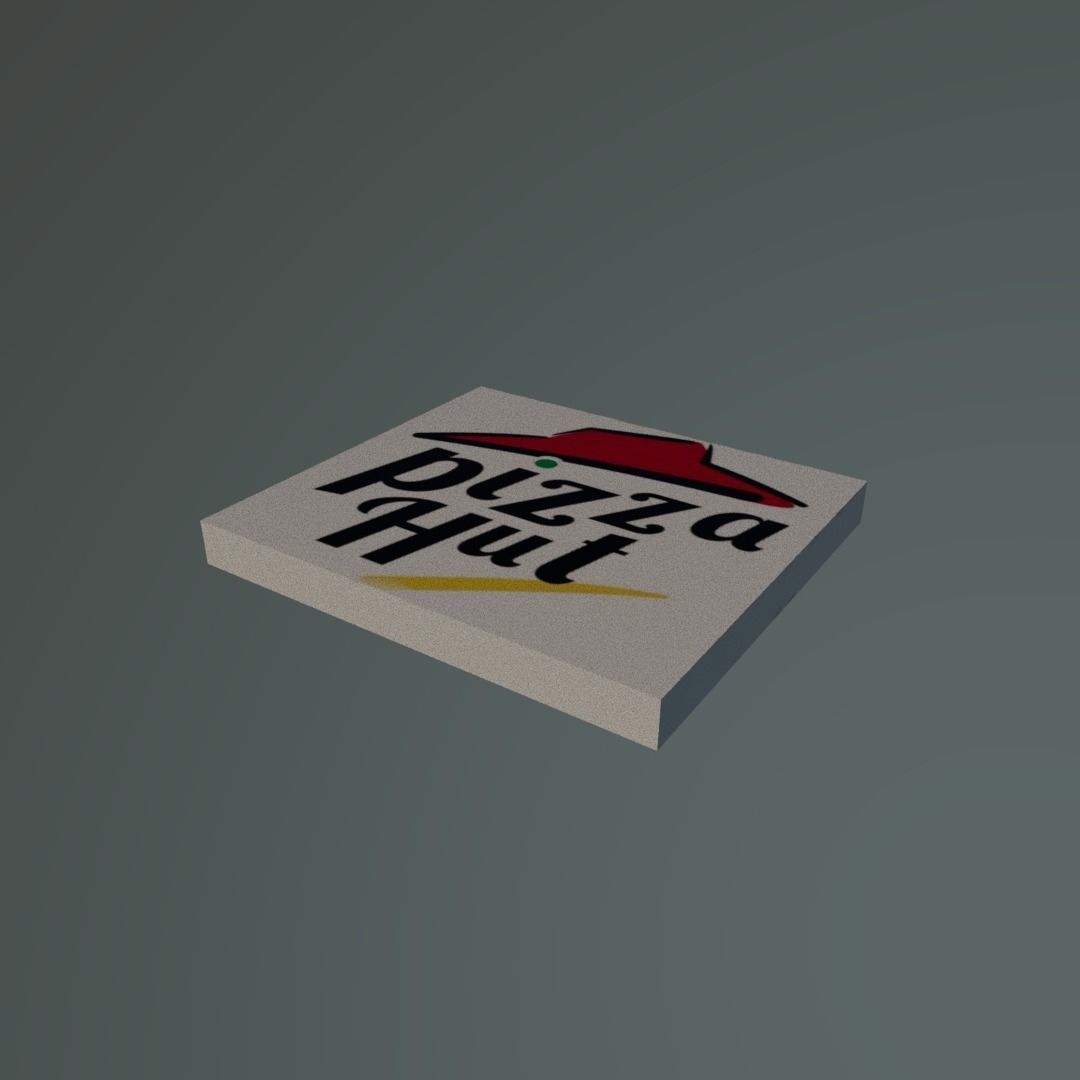 3D model Pizza hut box VR / AR / low-poly | CGTrader