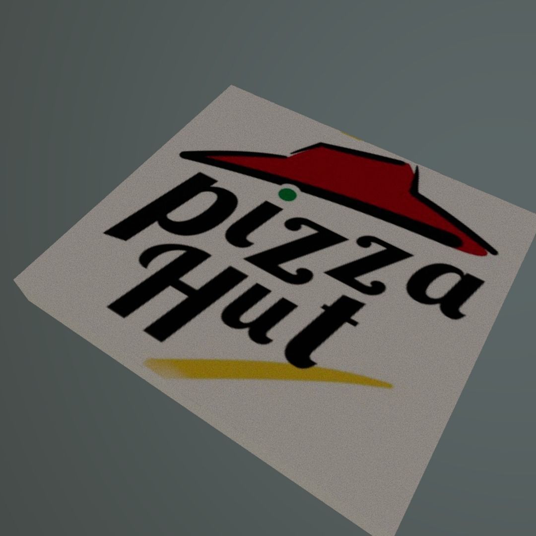 3D model Pizza hut box VR / AR / low-poly | CGTrader