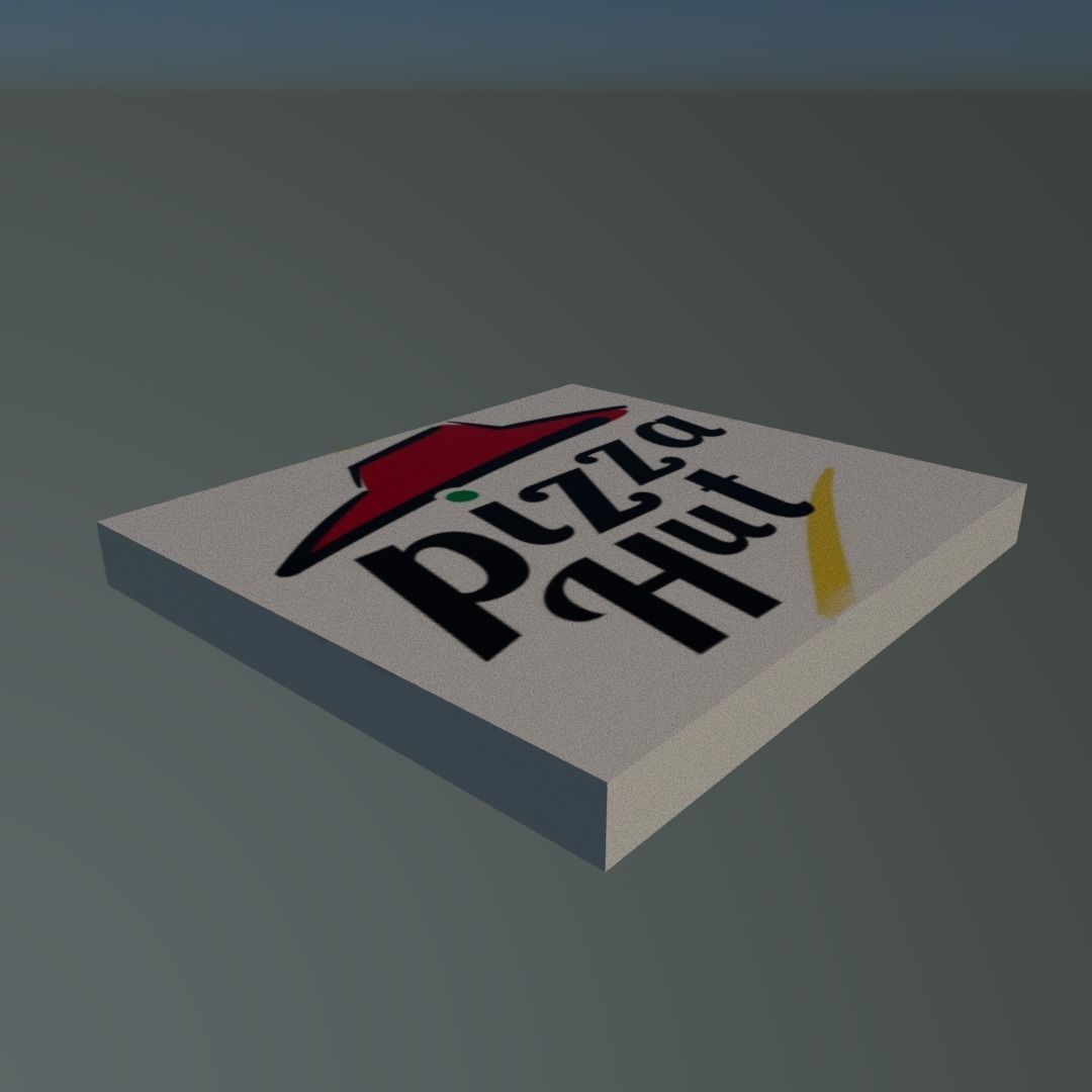 3D model Pizza hut box VR / AR / low-poly | CGTrader