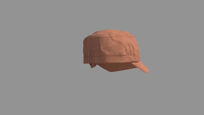 3D model Basic Cap Hat Low-poly VR / AR / low-poly | CGTrader
