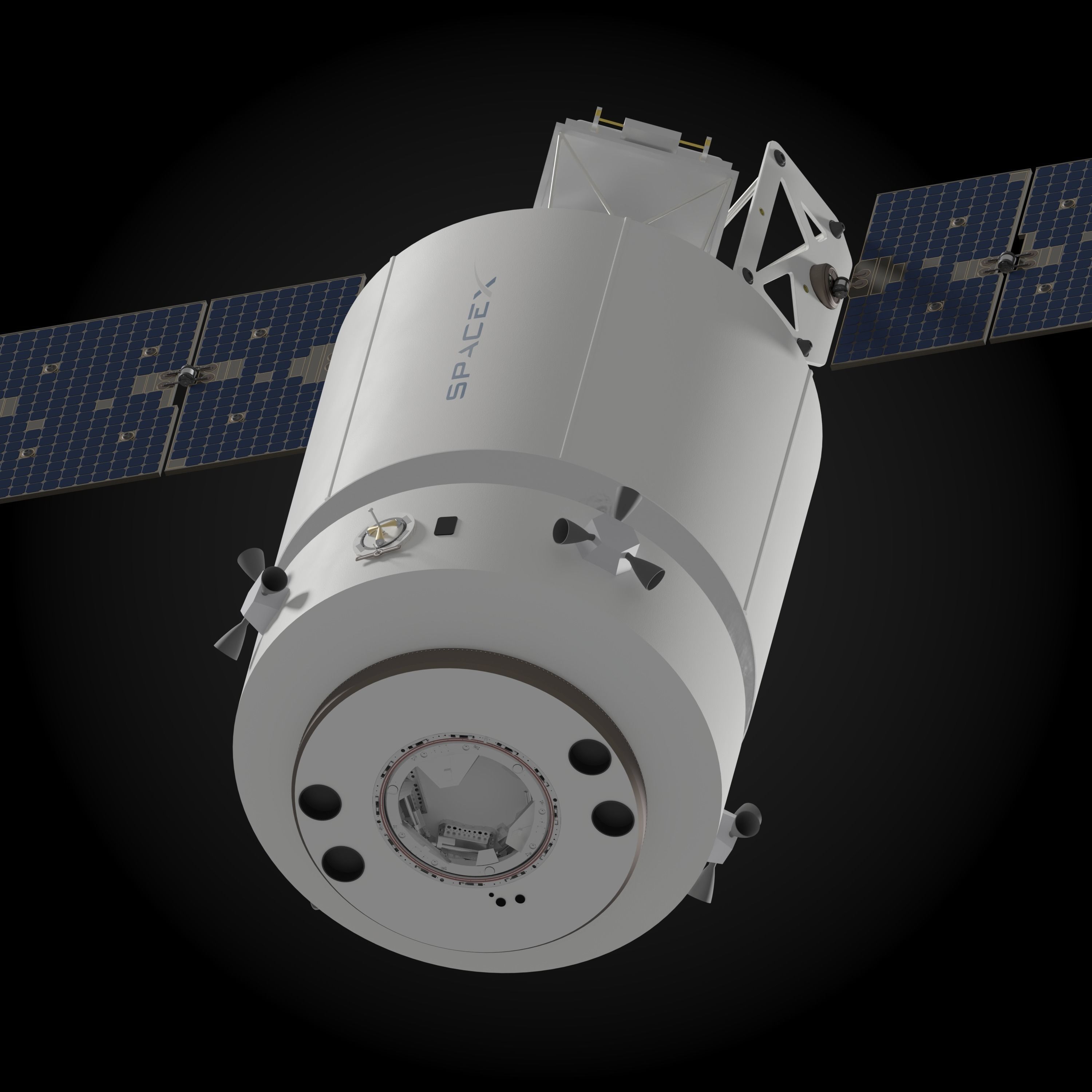 SpaceX Dragon spacecraft pack 3D Model Collection | CGTrader