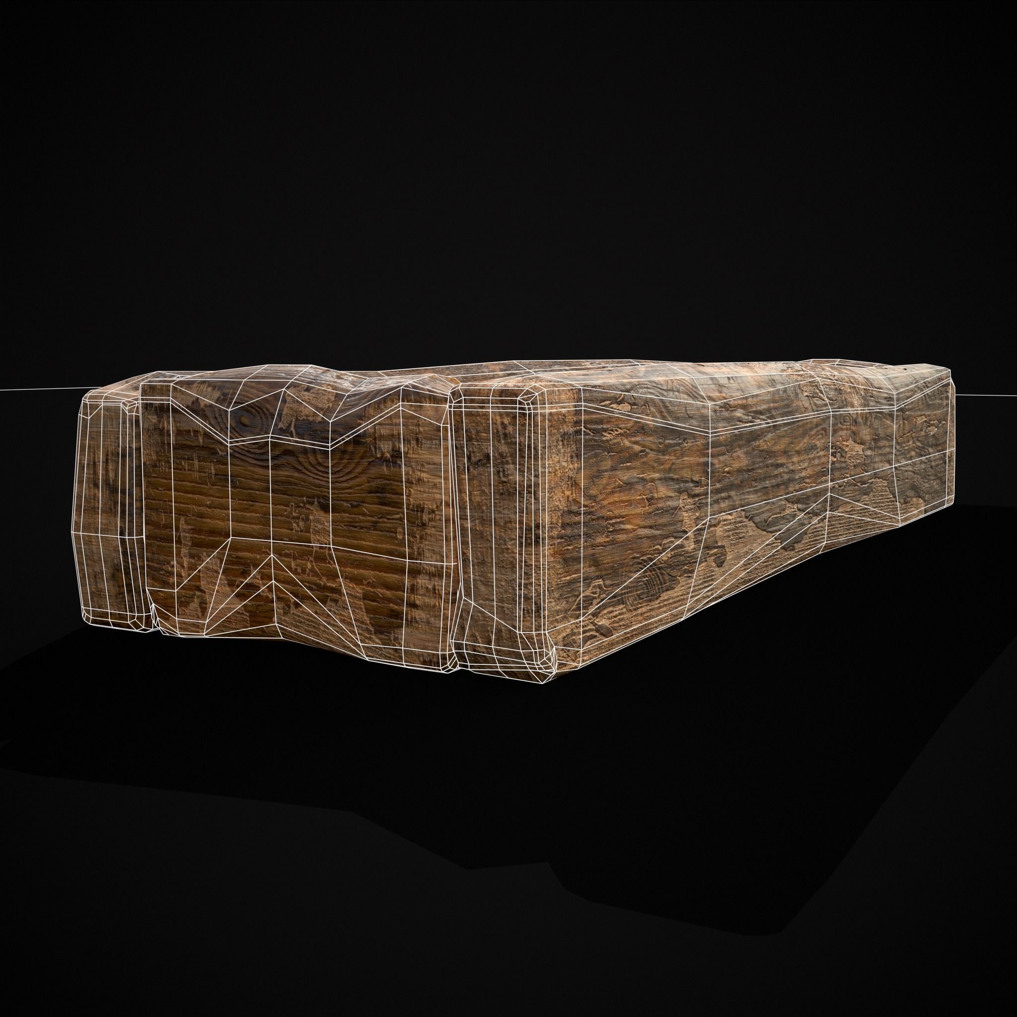 3D model Medieval Wooden Food Separator VR / AR / low-poly | CGTrader