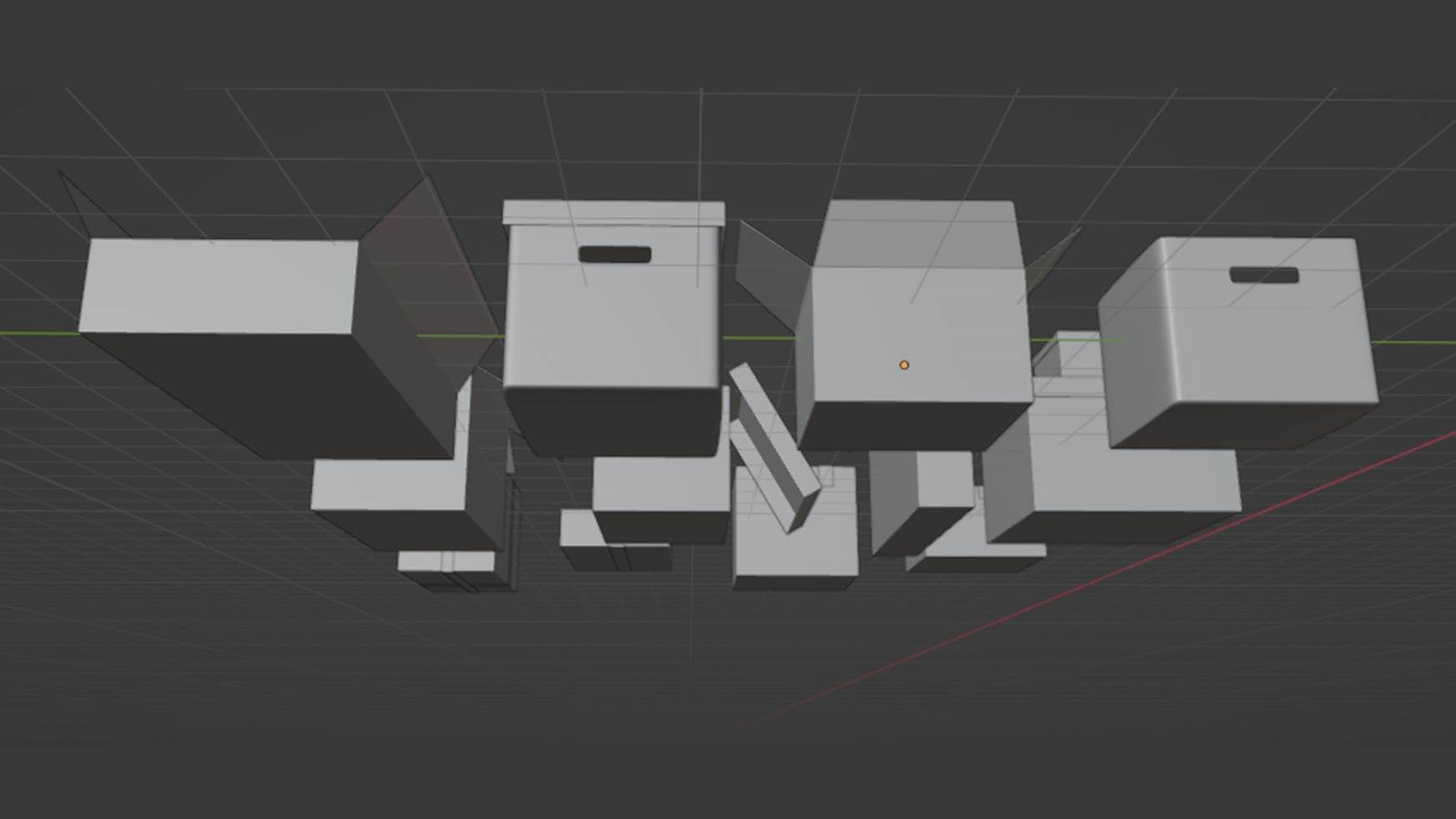 3D model Cardboard Box Collection 001 VR / AR / low-poly | CGTrader