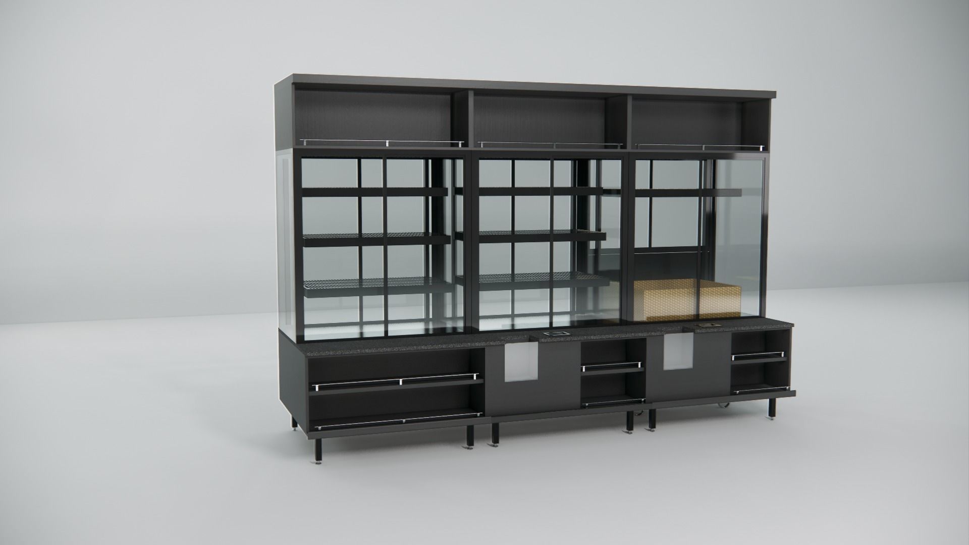 SUPERMARKET BAKERY DISPLAY 3D model | CGTrader