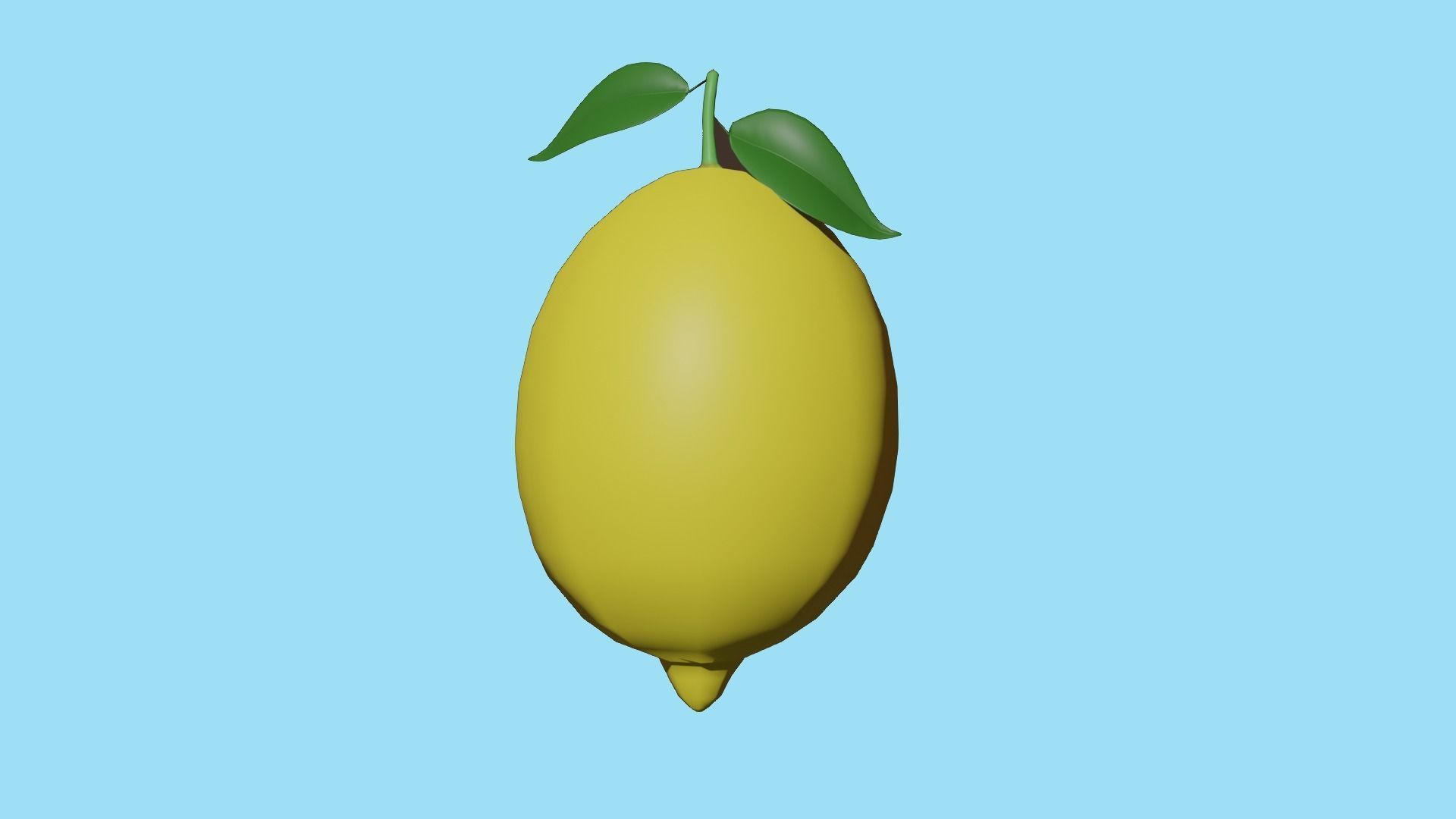 3D model Lemon VR / AR / low-poly | CGTrader