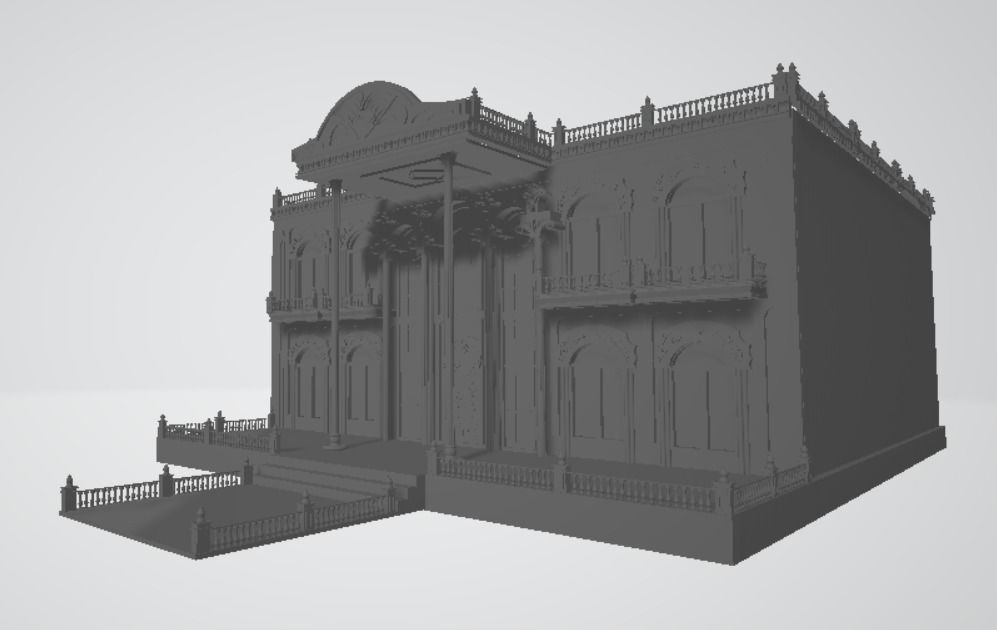 Historical Bangalow Design-1-0007-23-5-22 3D model | CGTrader