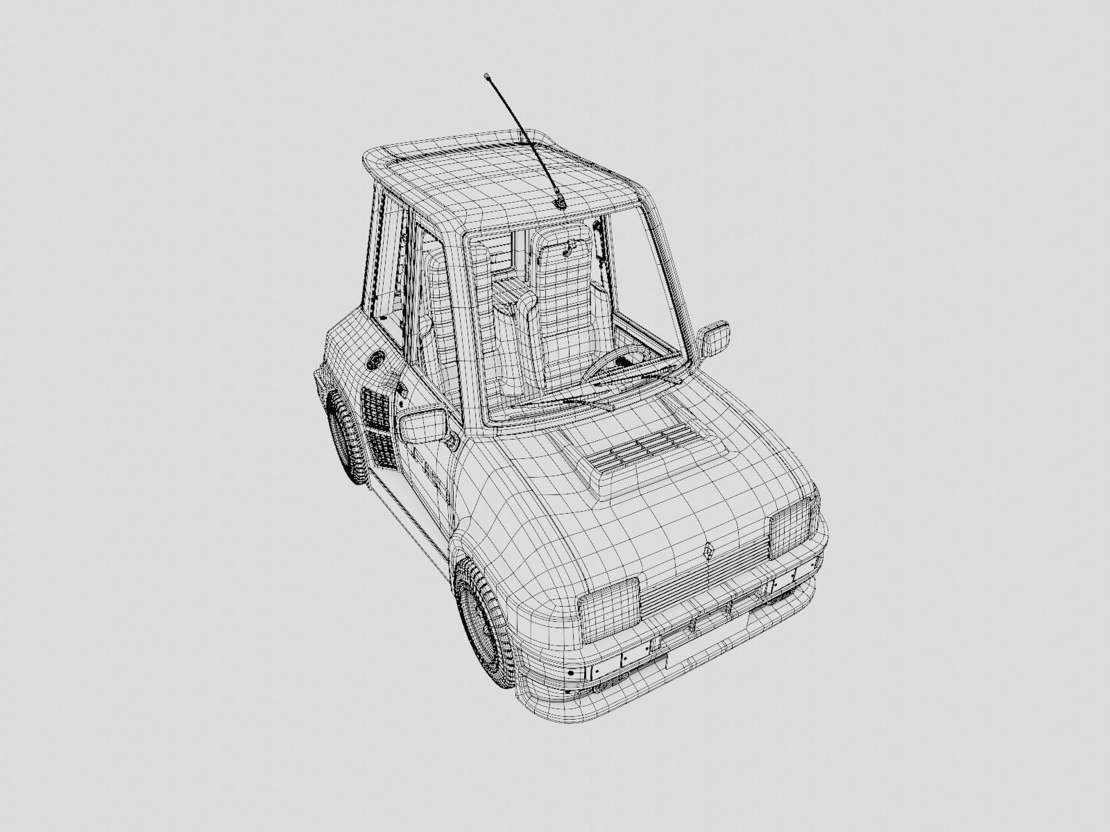 Renault 5 Turbo 3D model | CGTrader