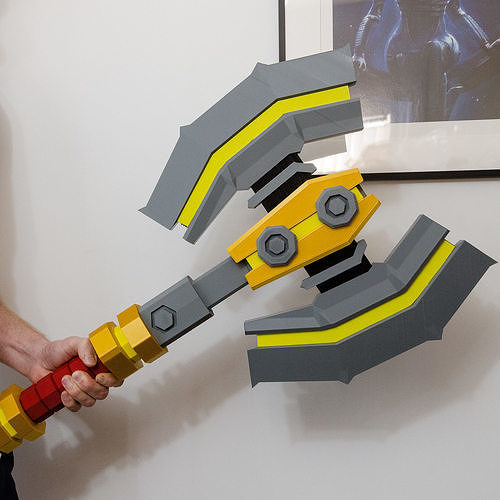 Deep Rock Galactic - Impact Axe - Lifesize Prop for 3D Printing 3D ...