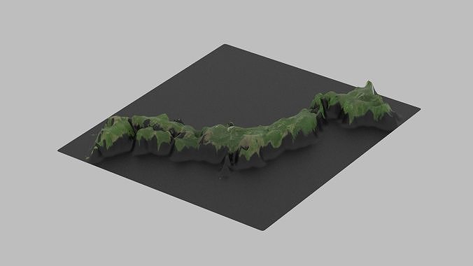 3D model Japan Map Country VR / AR / low-poly | CGTrader