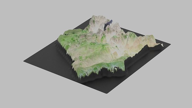3D model Kenya Map Country VR / AR / low-poly | CGTrader