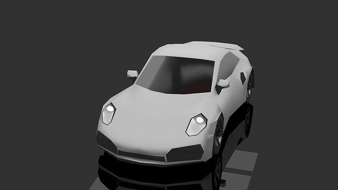 3D model Low-poly Porsche 911 turbo s 992 VR / AR / low-poly | CGTrader