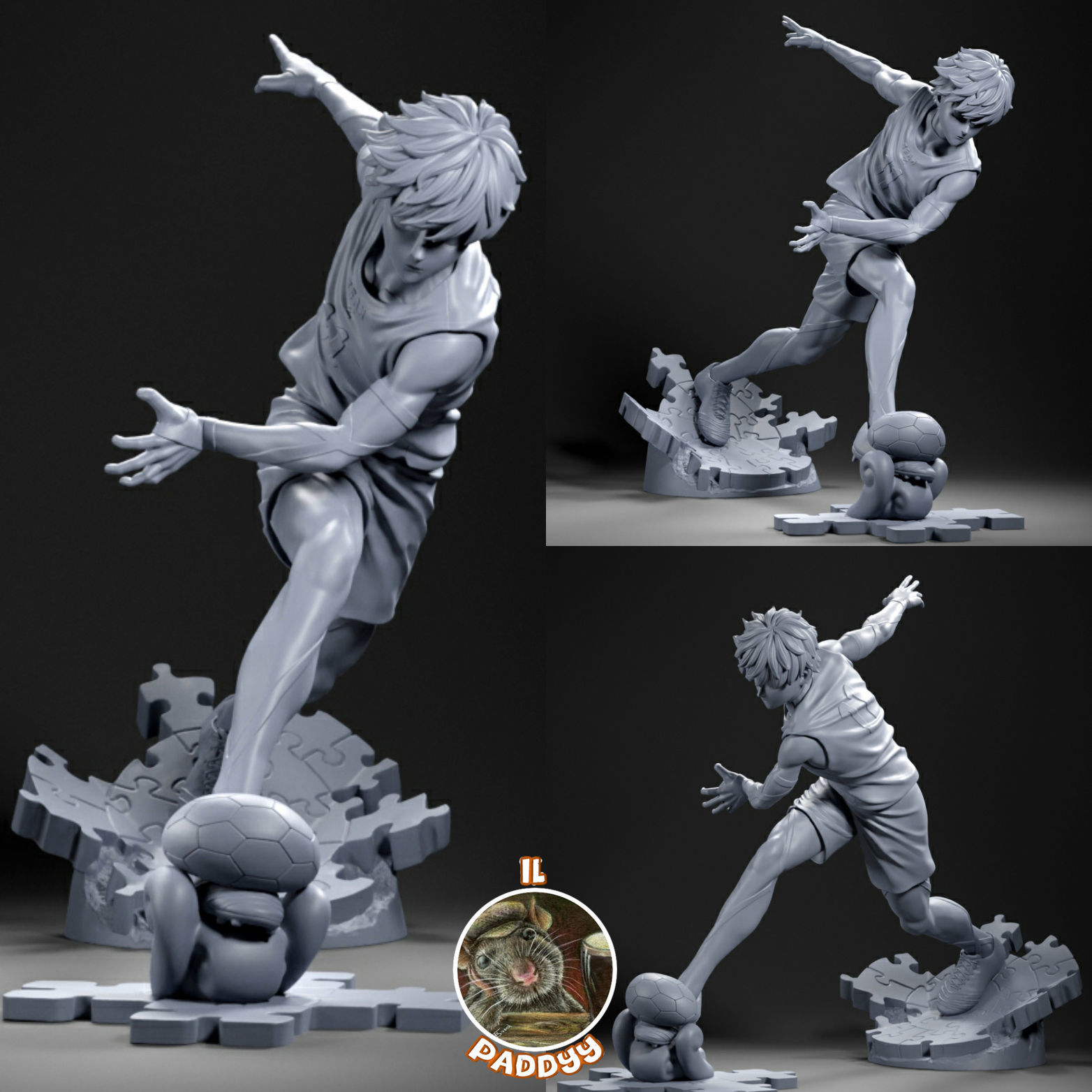 Yoichi Isagi fan art from Blue Lock 3D model 3D printable | CGTrader