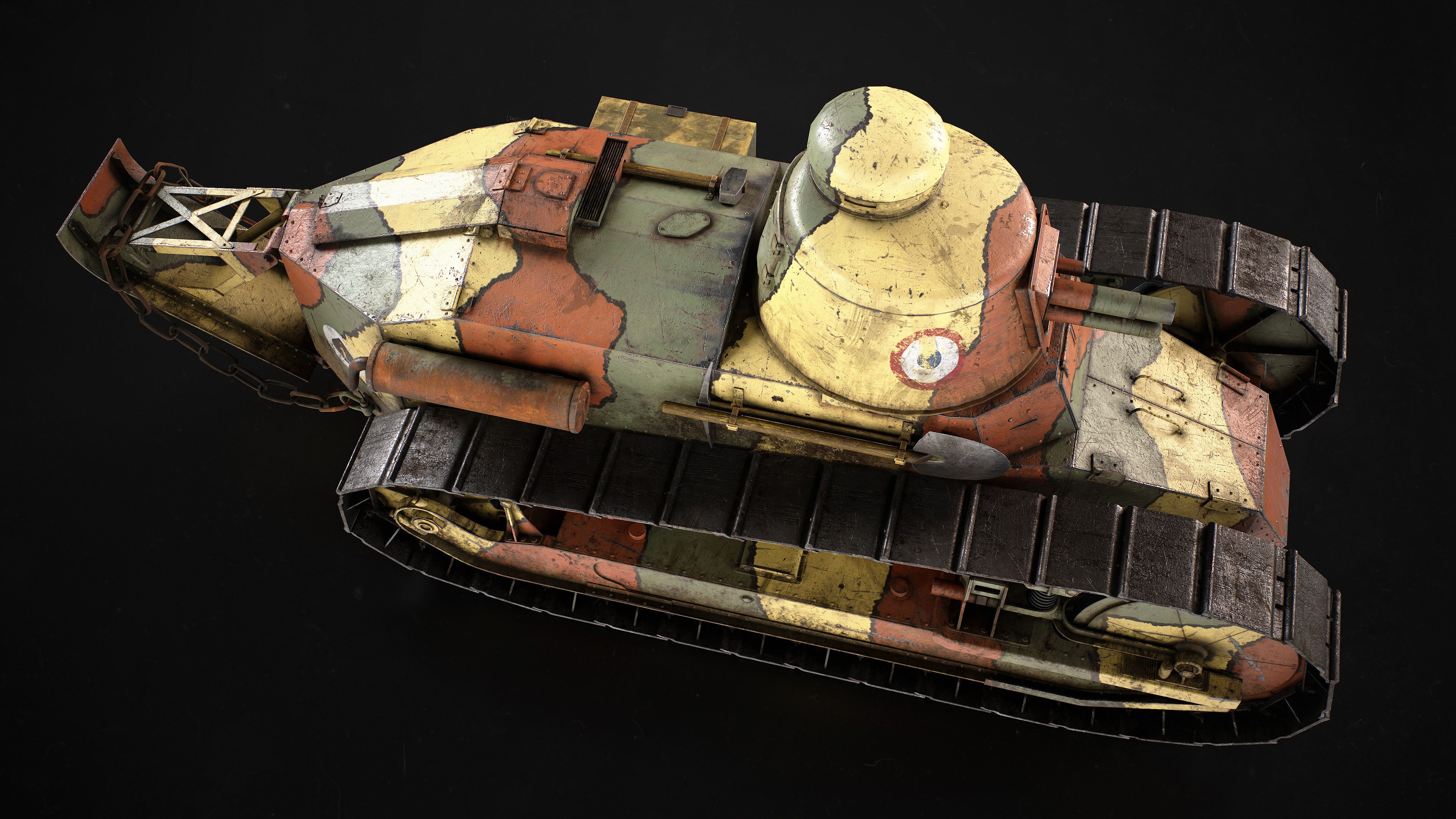 3D model Renault FT17 Light Tank VR / AR / low-poly | CGTrader