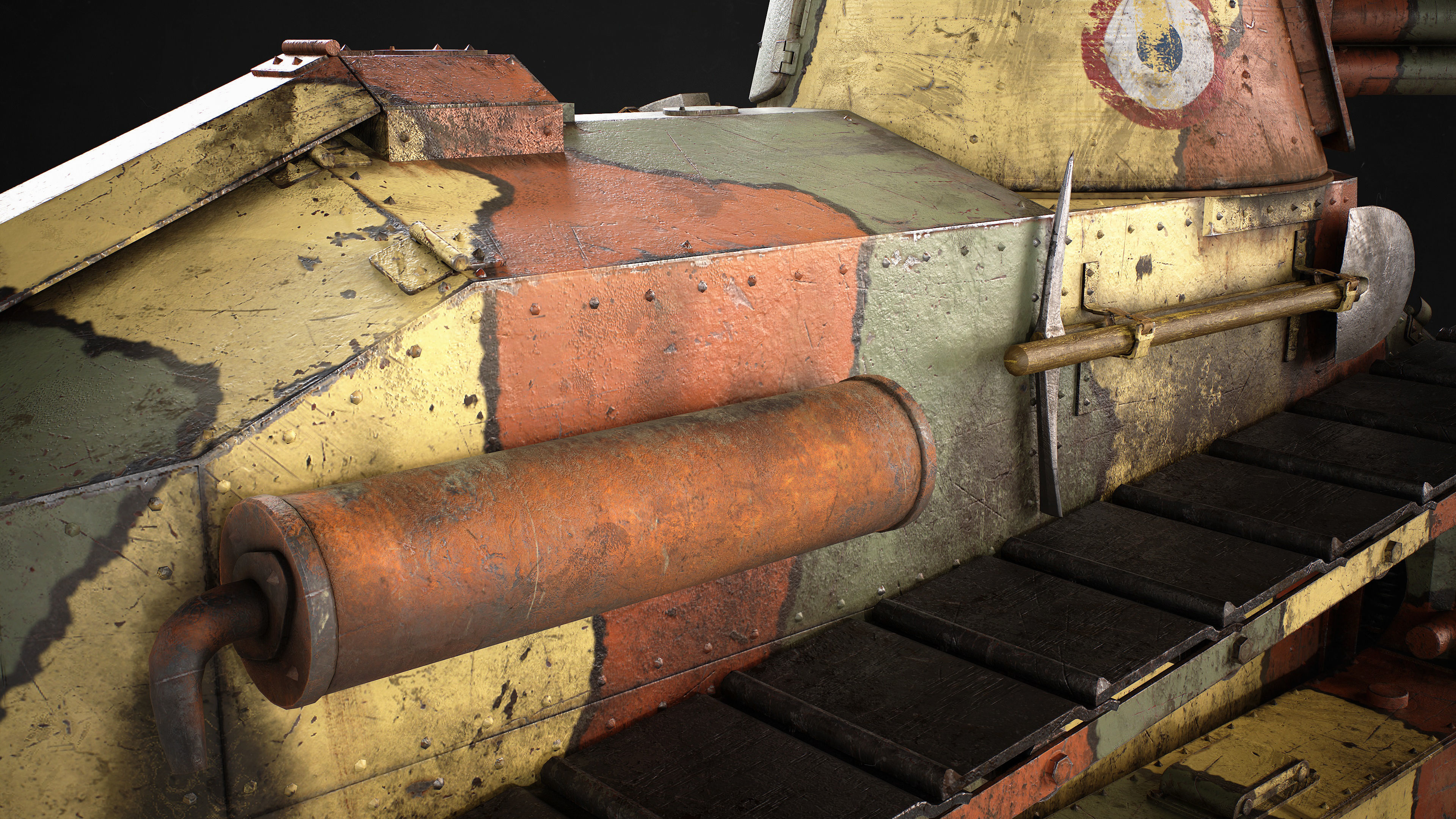 3D model Renault FT17 Light Tank VR / AR / low-poly | CGTrader