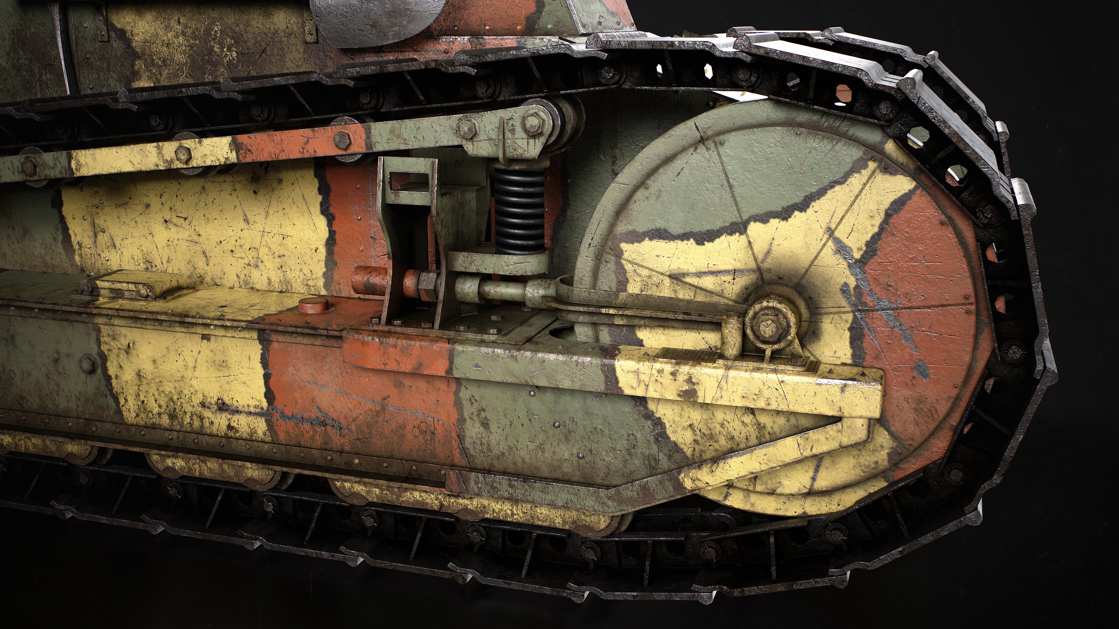 3D model Renault FT17 Light Tank VR / AR / low-poly | CGTrader