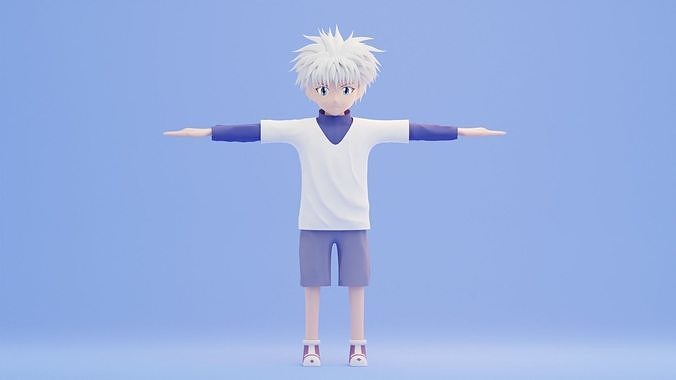 Killua Zoldyck from Hunter X Hunter Concept 3D model | CGTrader