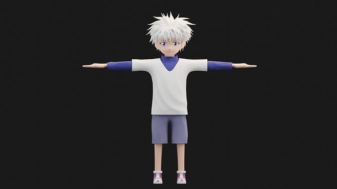 Killua Zoldyck from Hunter X Hunter Concept 3D model | CGTrader