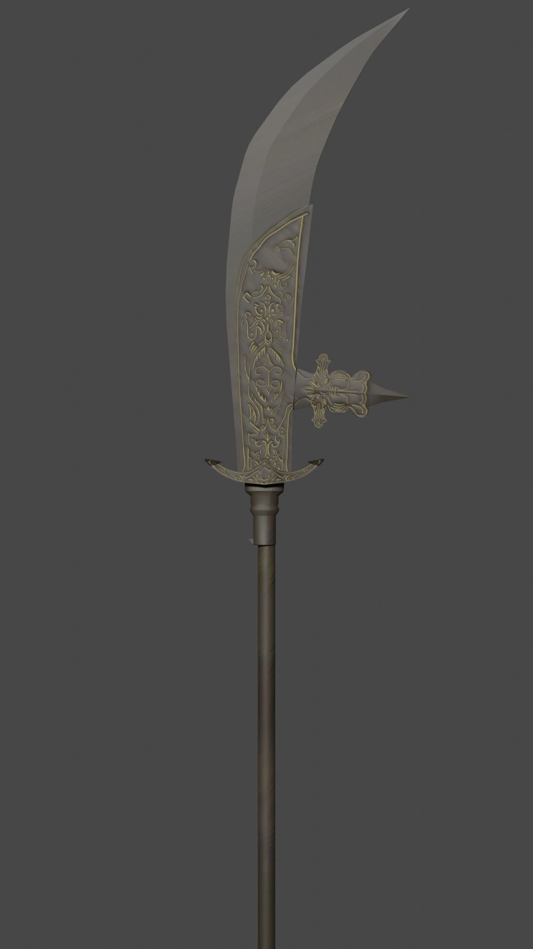 3D model Dark Knight Halberd from Dark souls VR / AR / low-poly | CGTrader