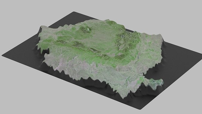3D model Romania Map Country VR / AR / low-poly | CGTrader
