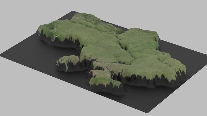 3D model Ukraine Map Country VR / AR / low-poly | CGTrader