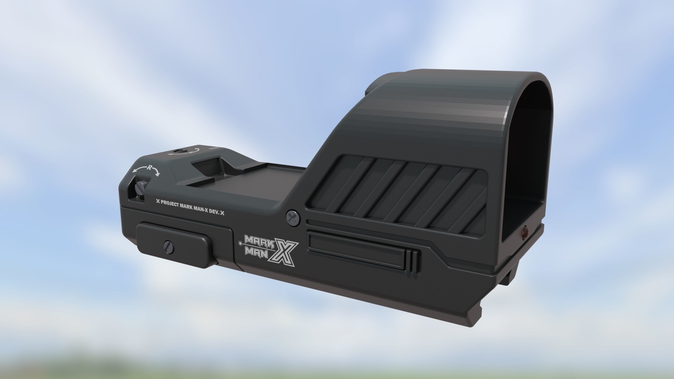 Red Dot Sight Standard Range Optic Type JH-405 3D model | CGTrader