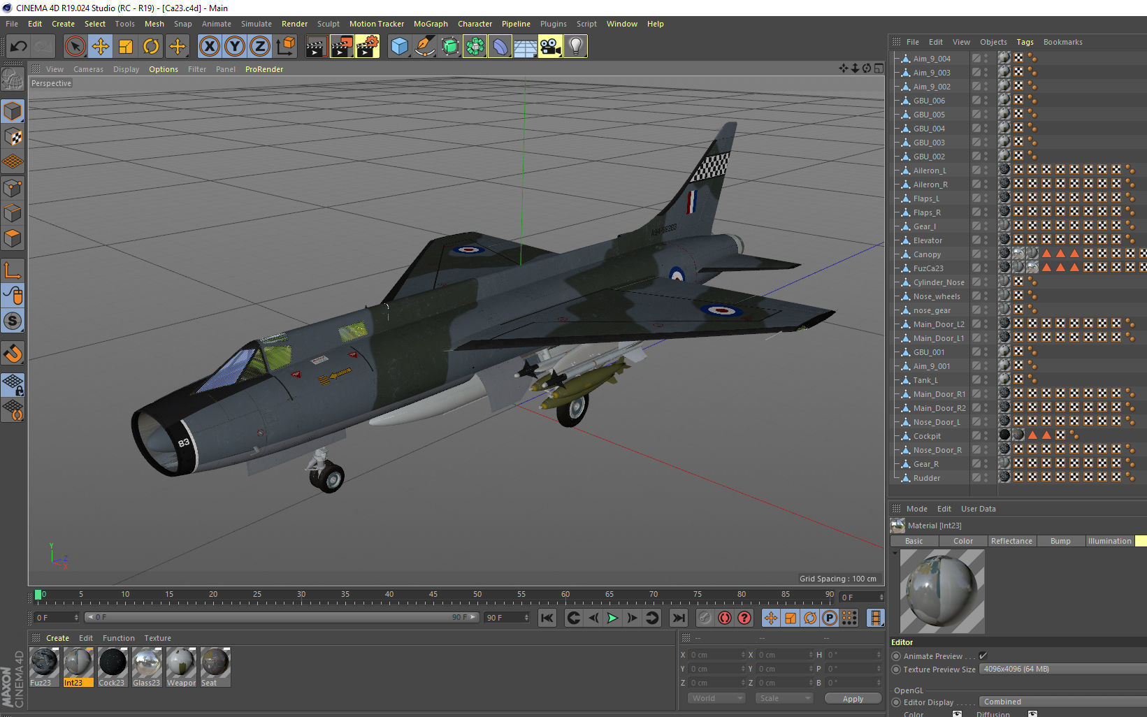 Commonwealth CA-23 Fighter 3D model | CGTrader