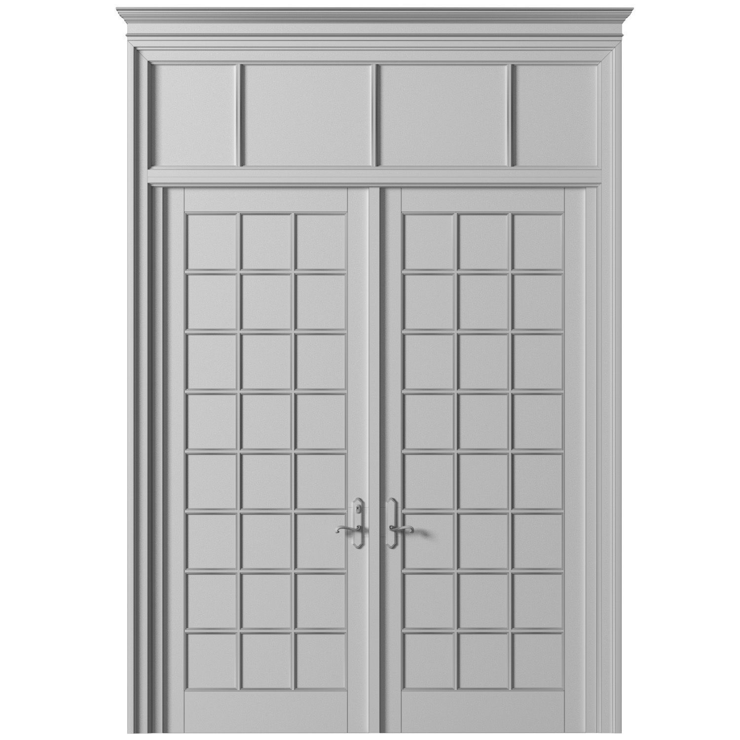 French Interior Doors Partition in classic style 3D model | CGTrader