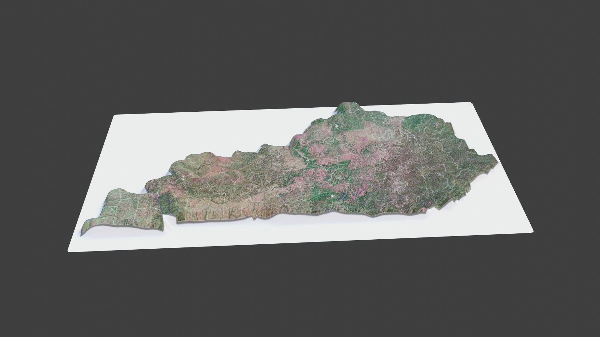 3D model Kentucky State VR / AR / low-poly | CGTrader