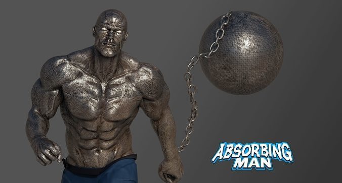 Absorbing man Marvel Super Villain 3d model 3D model | CGTrader