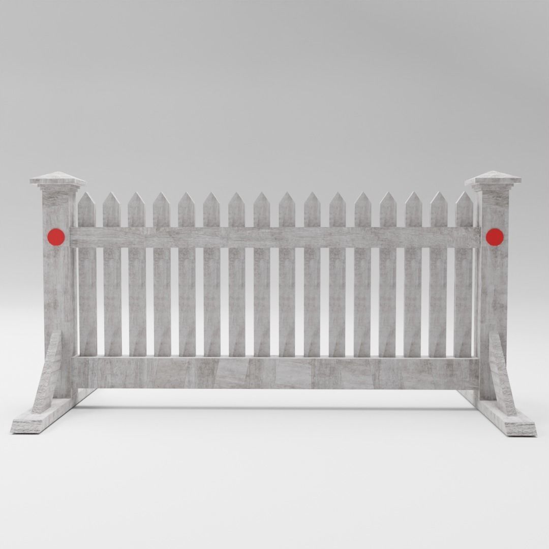 3D model Decorative City Barriers VR / AR / low-poly | CGTrader