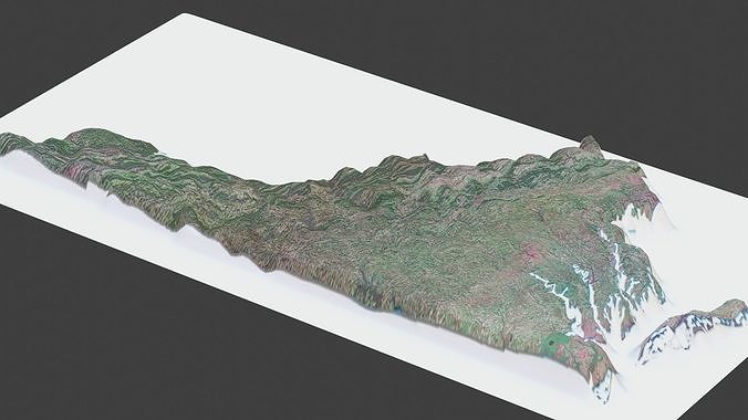 3D model Virginia State VR / AR / low-poly | CGTrader