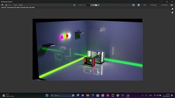 GAMING SET RGB lights decor PC WITHOUT SCREEN 3D model | CGTrader